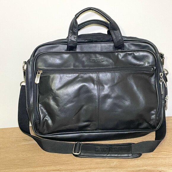 Kenneth Cole Reaction | Bags | Mens Kenneth Cole Reaction Black Genuine ...